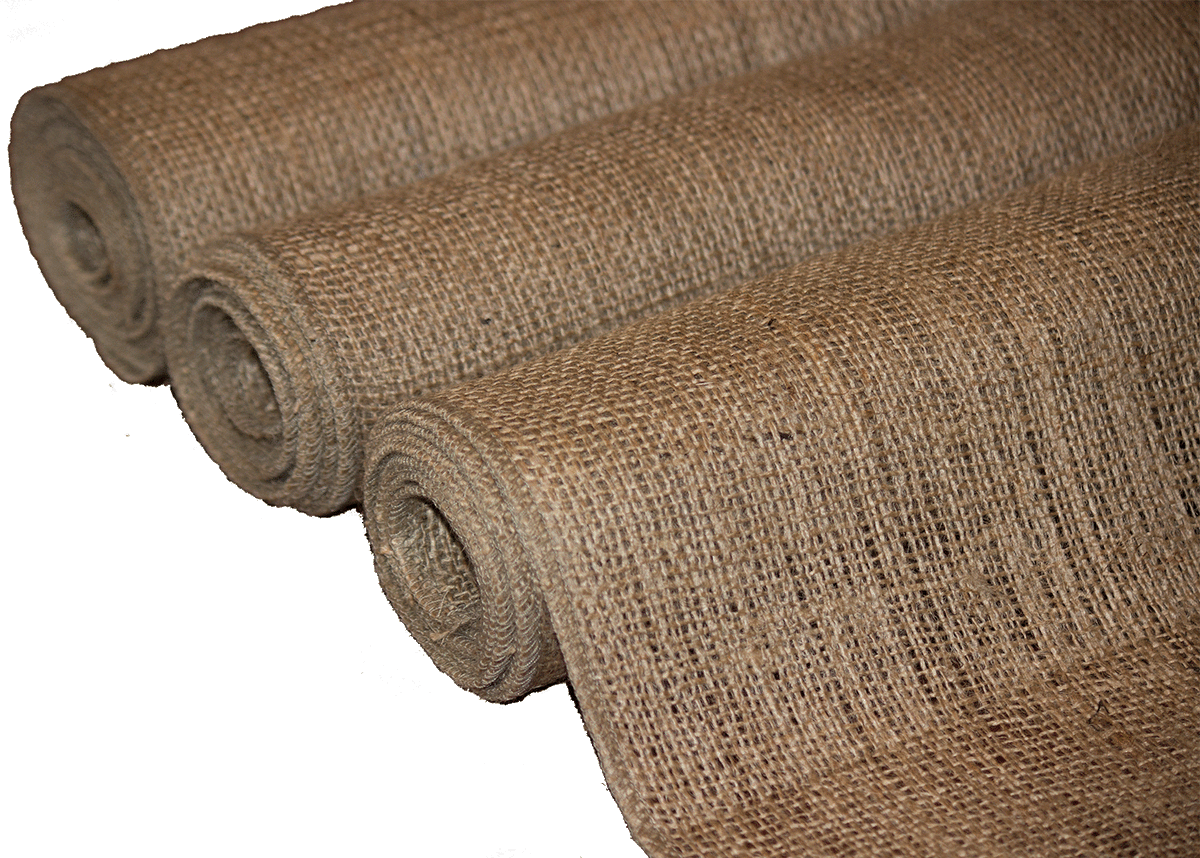 Burlapper Burlap Runner Natural Frayless Edge, 12" x 120" (3-Pack, 10 ...
